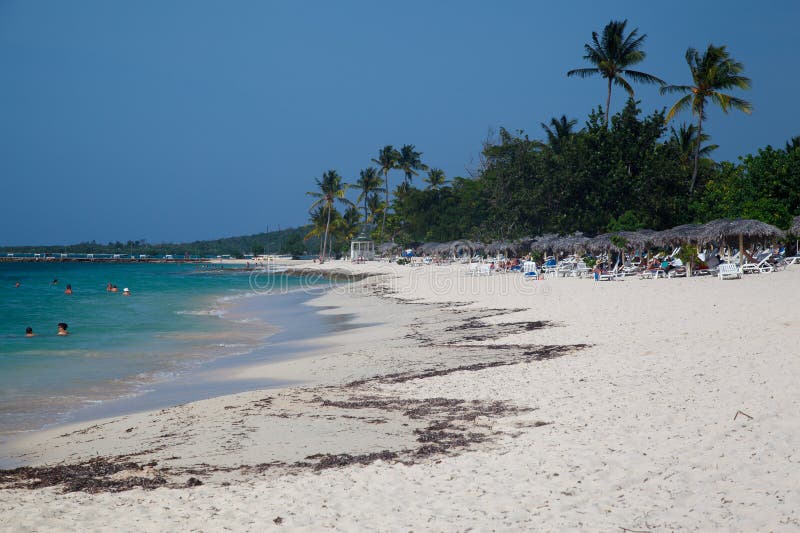 Bany Beach Bay with Pristine Caribbean Waters in Guardalavaca, Hoguin ...