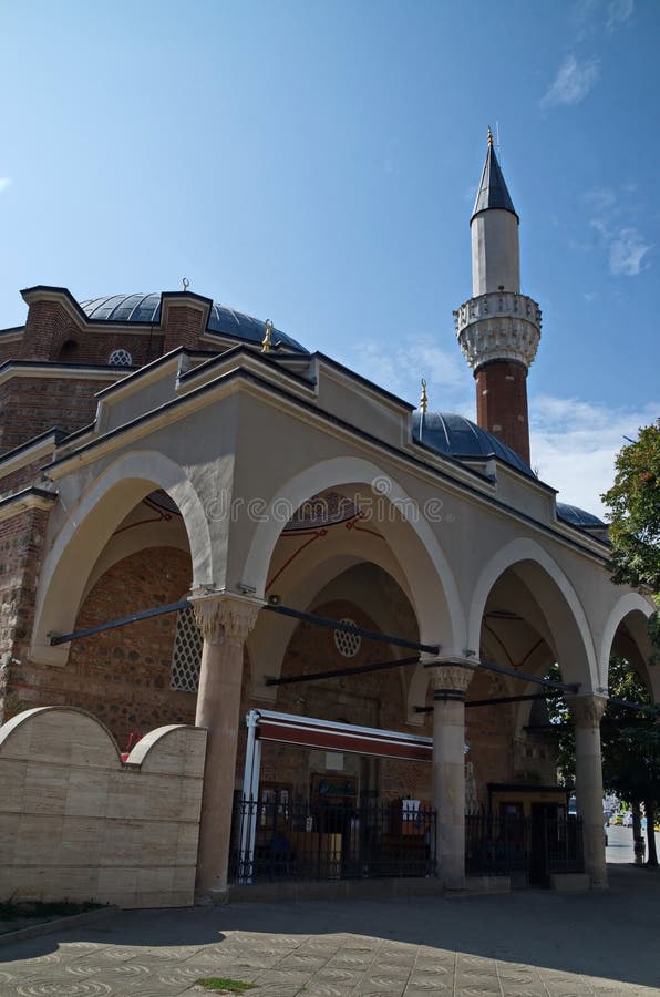 Banya Bashi Mosque, Built in 1474, on the Medieval Banski Square, Old ...