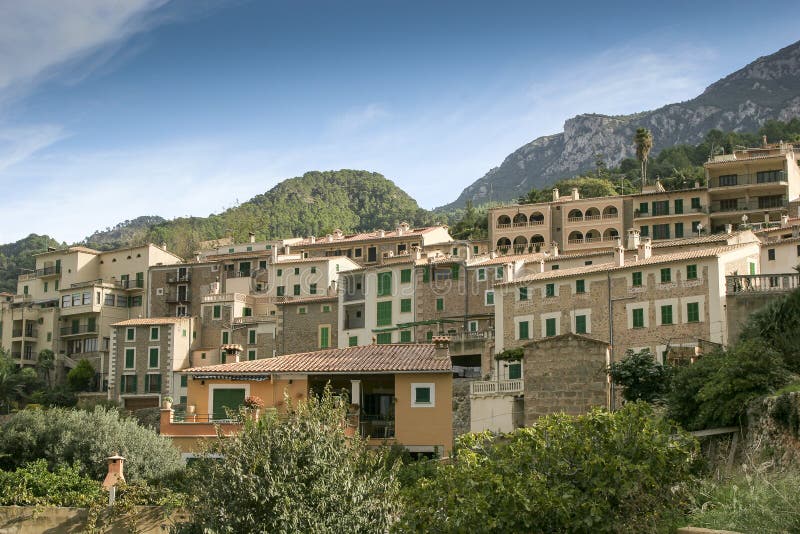Banyalbufar,Majorca, Spain stock photo. Image of landscape - 116348596