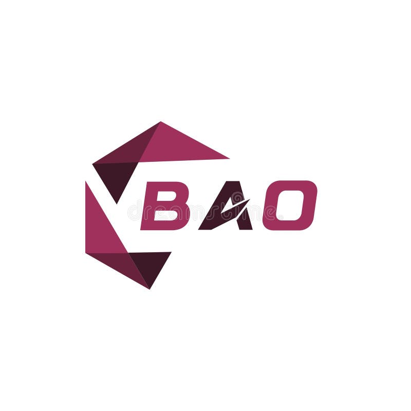 BAO Creative Minimalist Letter Logo. BAO Unique Vector Initials ...