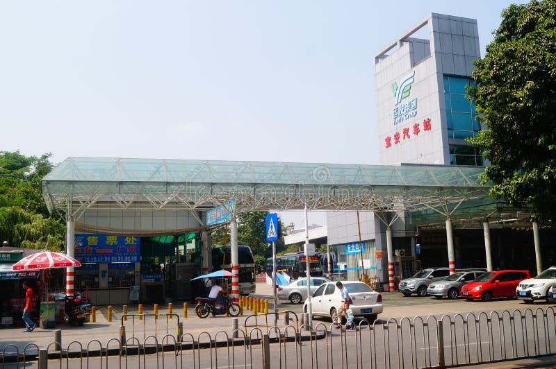 Baoan Bus Station, Shenzhen, China Editorial Photography - Image of ...