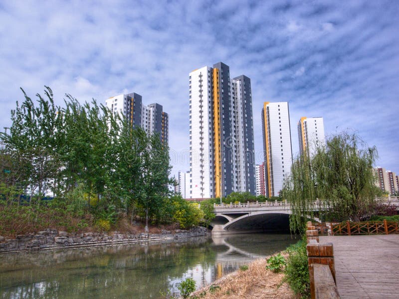 Baoding China Qing Dynasty Architecture.Stone and an Arch Over a Stock ...
