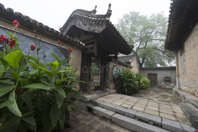 Baoding China Qing Dynasty Architecture.Stone and an Arch Over a Stock ...