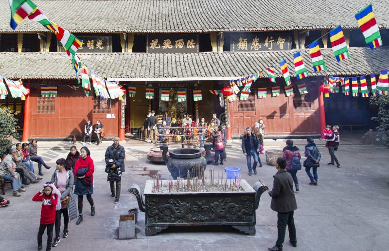Baoguo Temple in Mount Emei,china Editorial Photography - Image of ...