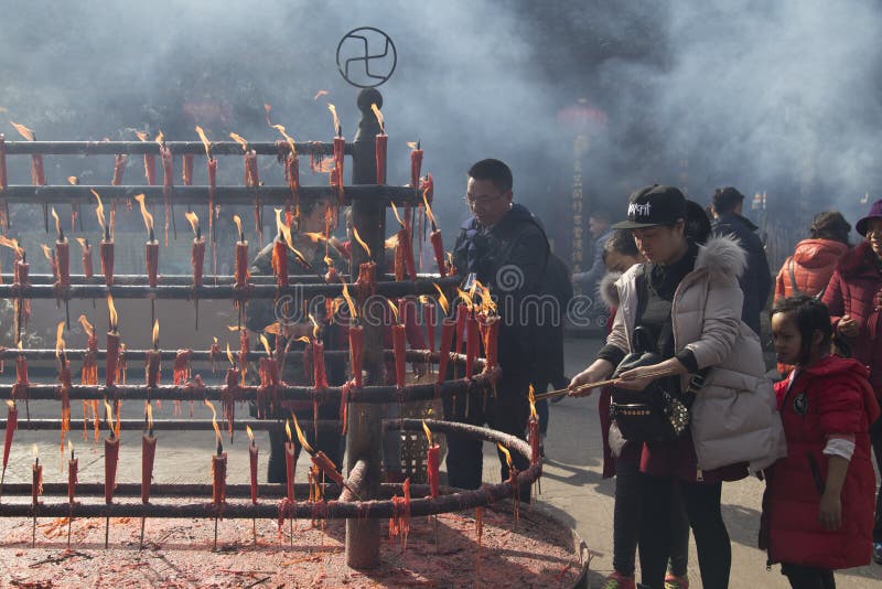 Baoguo Temple in Mount Emei,china Editorial Stock Image - Image of ...
