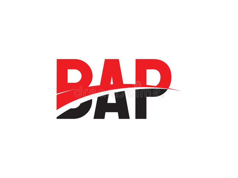 BAP Letter Initial Logo Design Vector Illustration Stock Vector ...