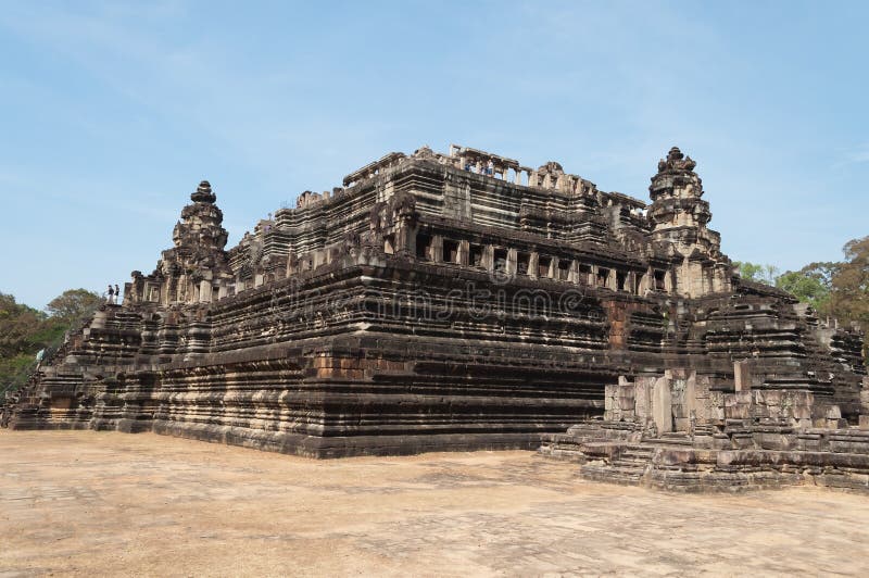 Baphuon Temple. Angkor Thom. Cambodia Stock Image - Image of outdoors ...