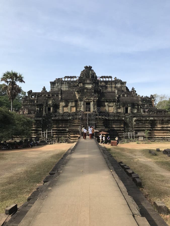 The Baphuon Temple or Temple Mountain at Angkor, Cambodia Editorial ...