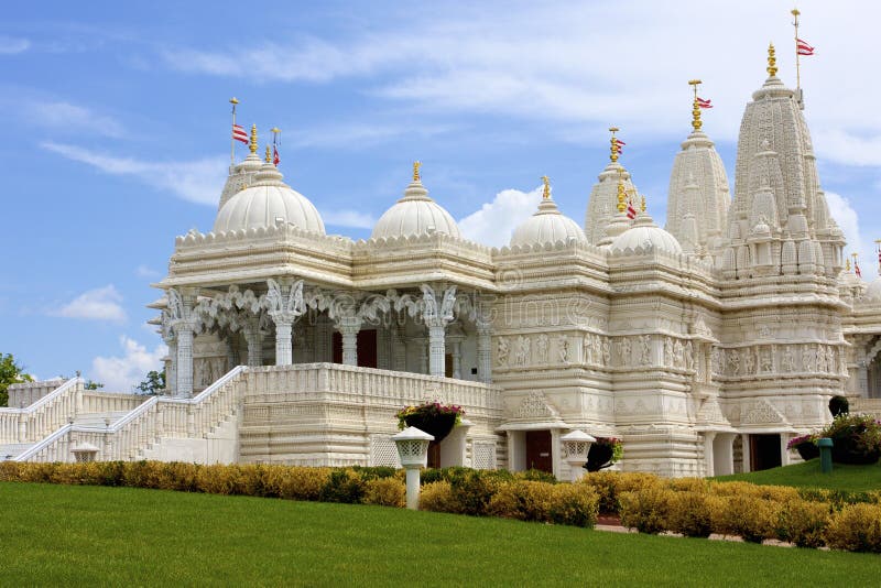 Baps Shri Swaminarayan Mandir 806154 Foto de archivo - Imagen de caliza, hinduismo: 204611216