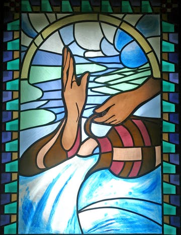 796 Baptism Stained Glass Stock Photos - Free & Royalty-Free Stock ...