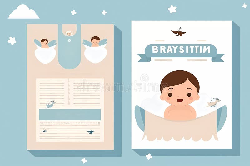 Baptism a Cartoon of a Boy in a Bathtub AI Generation Stock ...