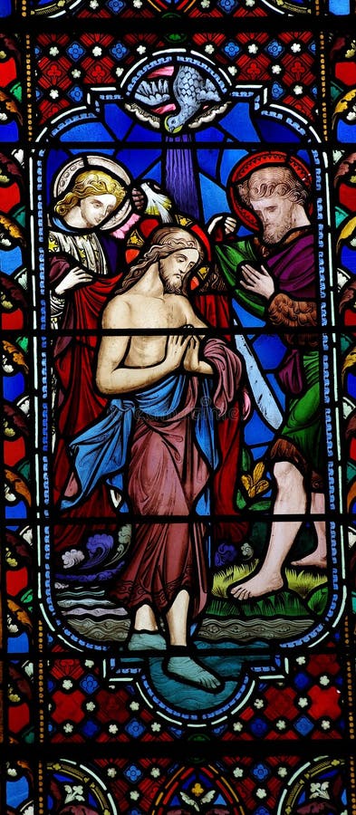 Baptismo de Jesus imagem de stock. Imagem de jesus, céu - 43778963