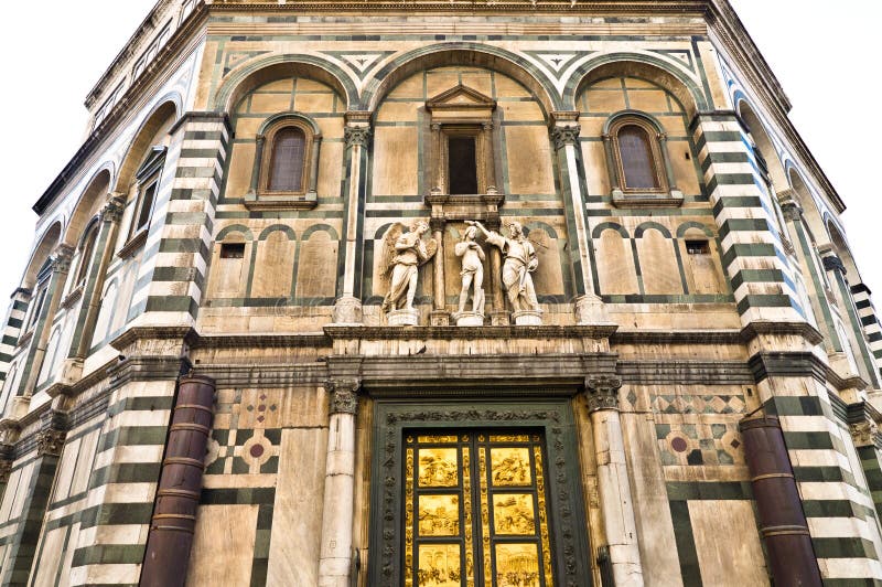 Puerta Del Este Del Baptisterio En Florencia Foto de archivo - Imagen ...