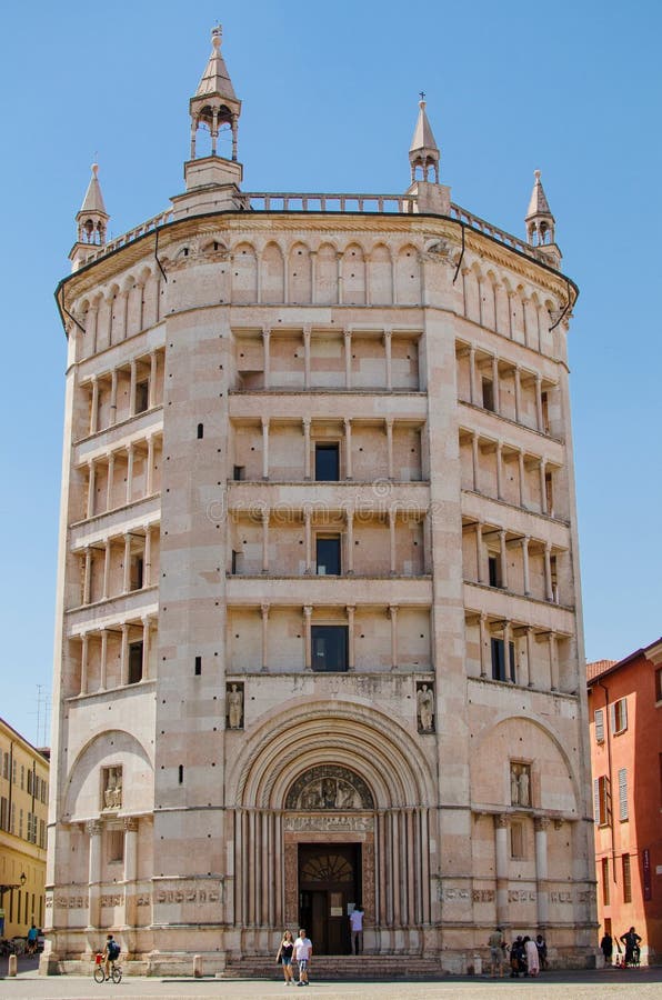 Baptistery of Parma, Emilia-Romagna, Italy. Editorial Photography ...
