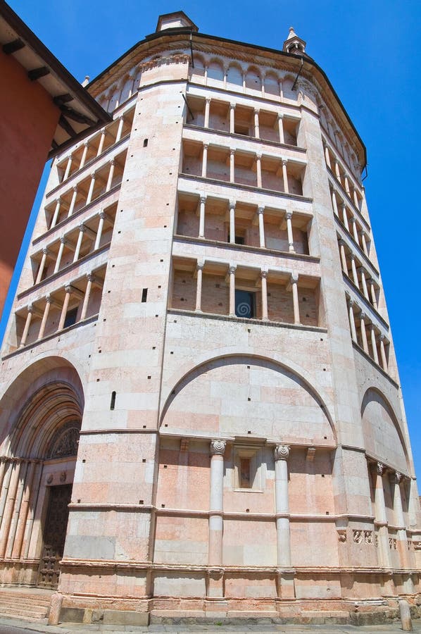Baptistery of Parma. Emilia-Romagna. Italy Stock Image - Image of ...