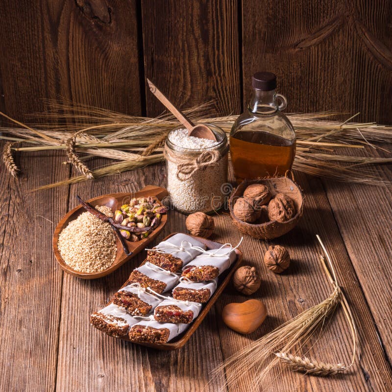 Bar of amaranth stock photo. Image of muesli, granola - 70486612