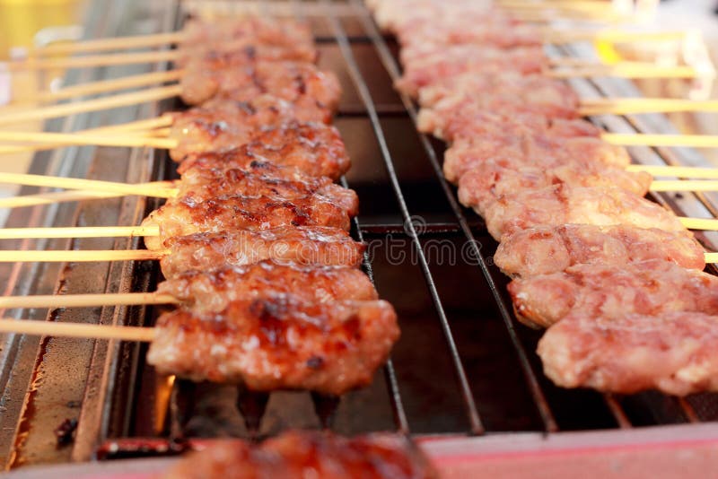 Kebabche stock image. Image of grill, oriental, bulgarian - 12508645