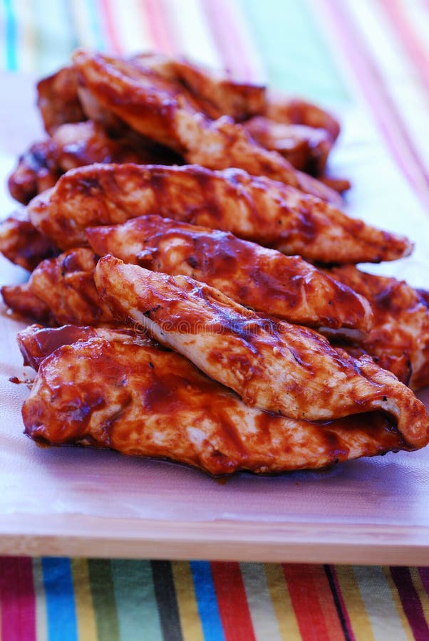 Bar-B-Que Chicken stock photo. Image of simple, sauce - 15515424