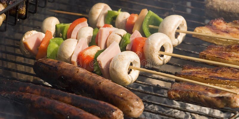 Bar-B-Que Food stock image. Image of pork, perpetration - 864097