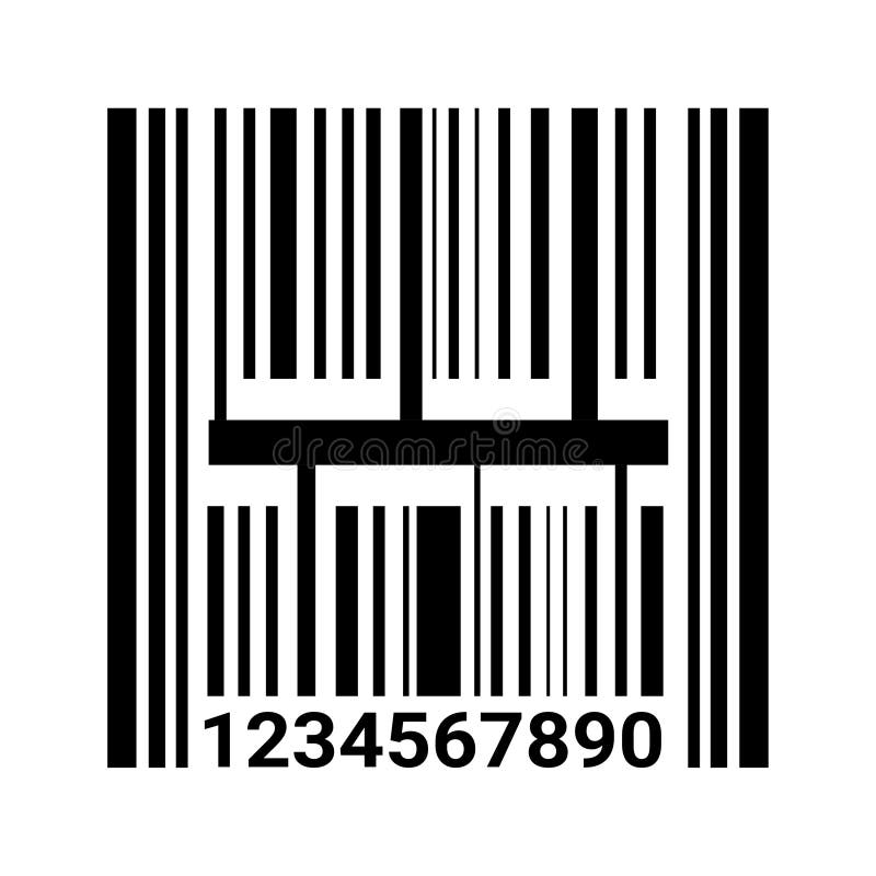 Bar, Bar Code, Code Icon, or Code Stock Illustration - Illustration of ...