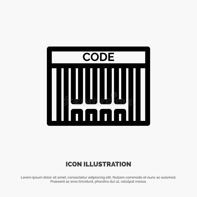 Bar, Barcode, Code, Shopping Blue Logo Vector Stock Vector ...