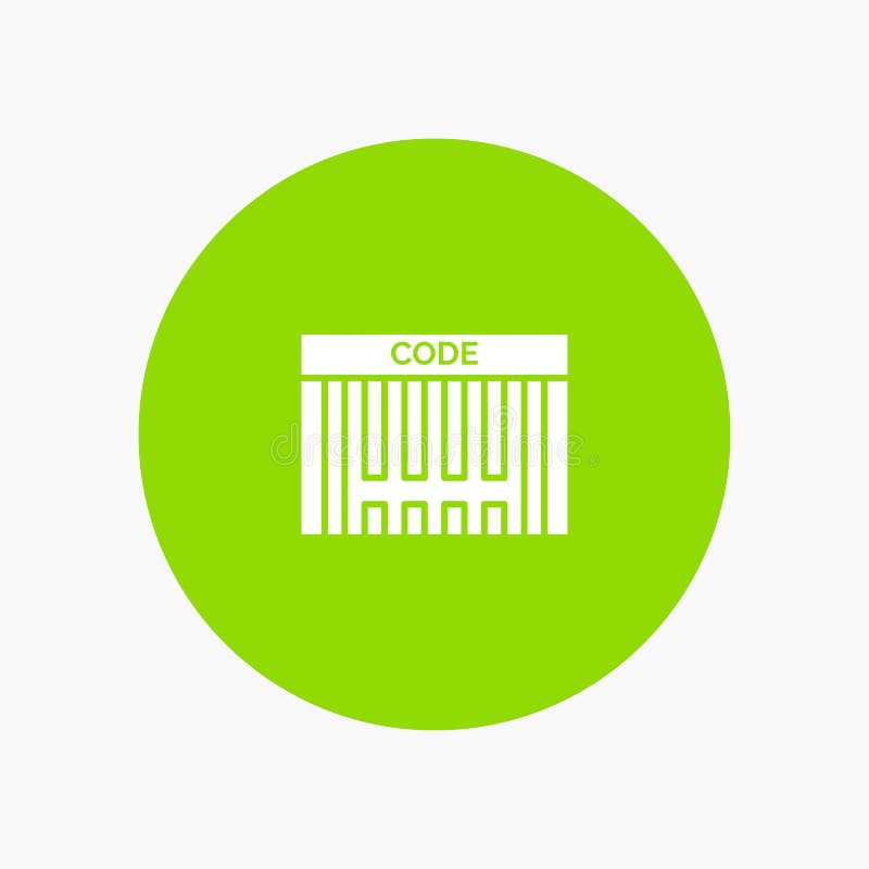 Bar, Barcode, Code, Shopping White Glyph Icon Stock Vector ...