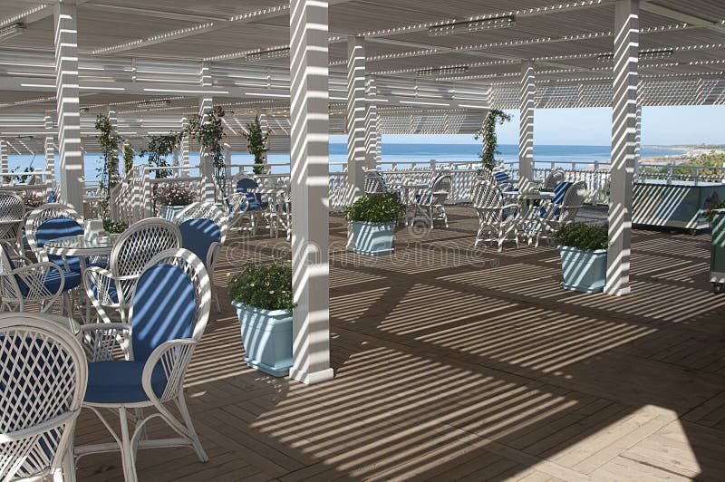 Bar on the beach stock image. Image of cafeteria, seat - 26041933