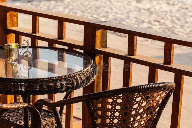 Bar on the beach stock image. Image of luxury, setting - 50156693