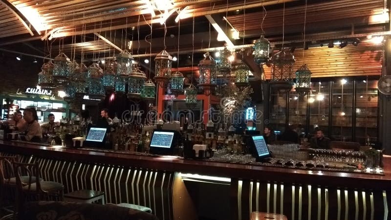 Bar in Bucharest Romania editorial photo. Image of club - 119440056