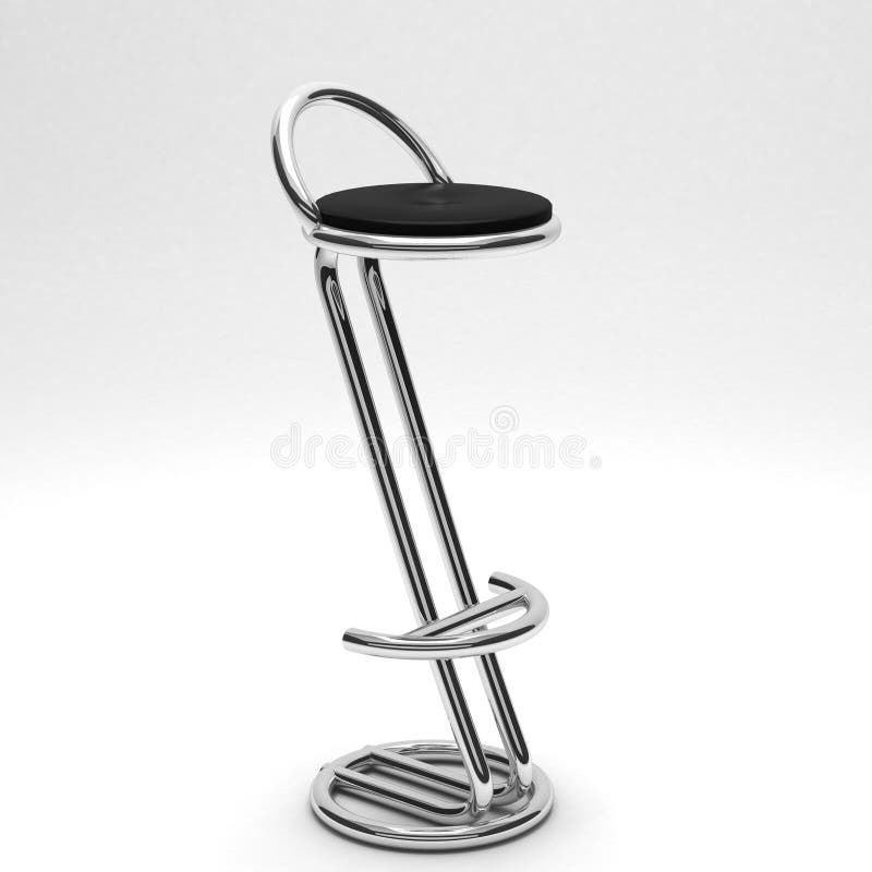 Bar chair stock illustration. Illustration of tall, chair - 18352392