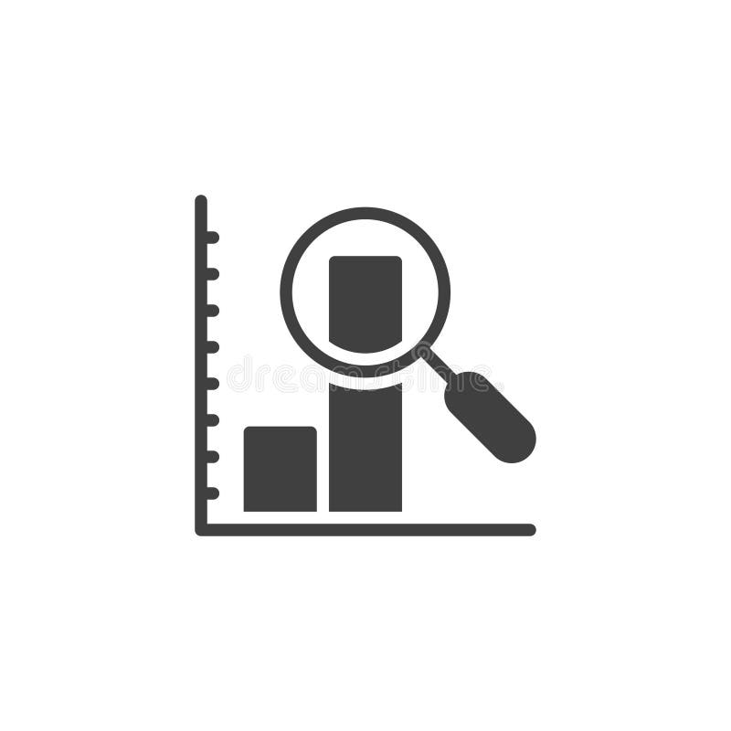 Bar Chart Analysis Vector Icon Stock Vector - Illustration of icon ...