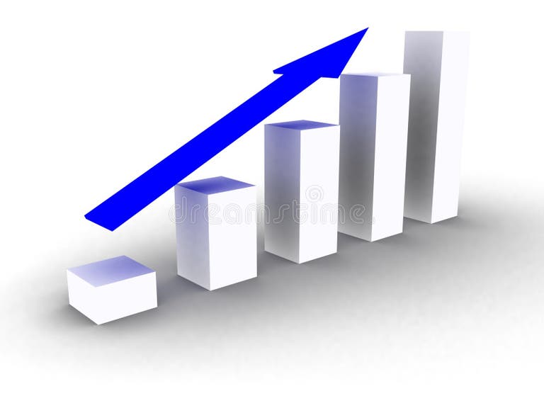 Blue Upward Arrow Chart Stock Illustrations – 12,477 Blue Upward Arrow ...