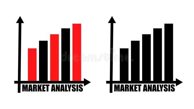 Bar Chart with an Arrow and Barcode Representing Financial Growth and ...