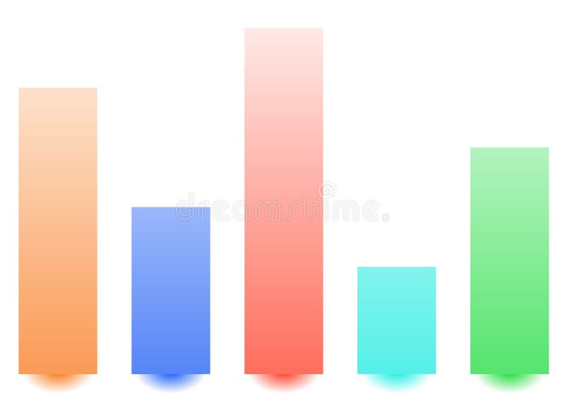Bar Chart / Bar Graph with Random Levels for Analysis, Visualiza Stock ...