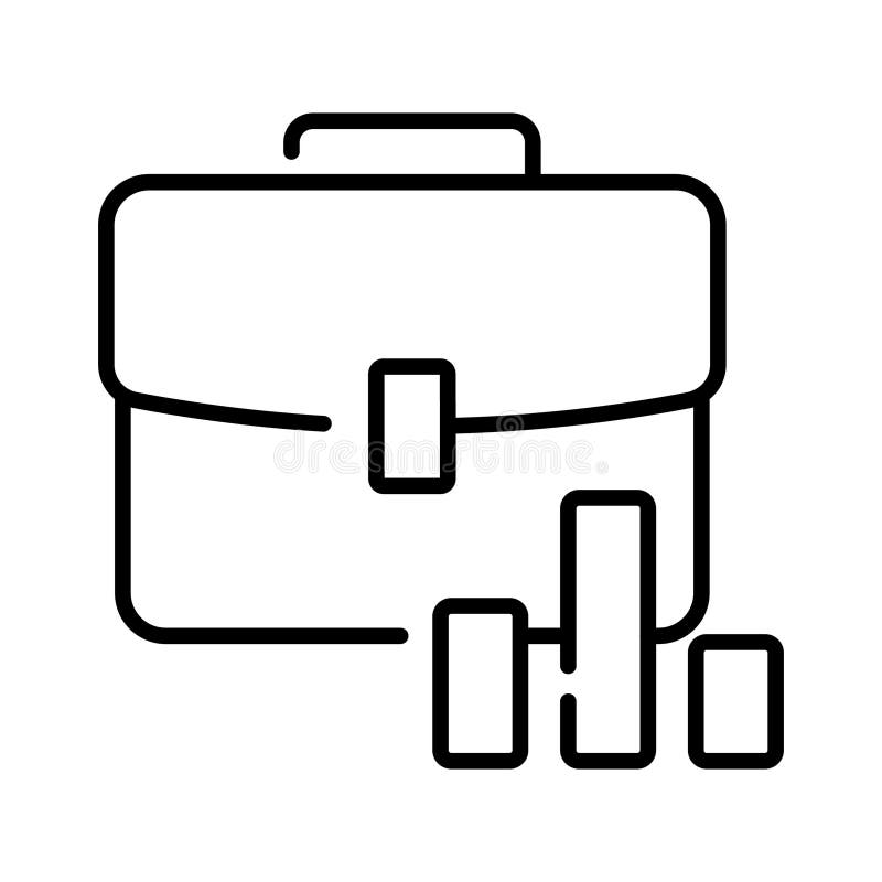 Bar Chart with Business Bag Depicting Vector of Business Data Analytics ... Bar Chart with Business Bag Depicting Vector of Business Data Analytics ...