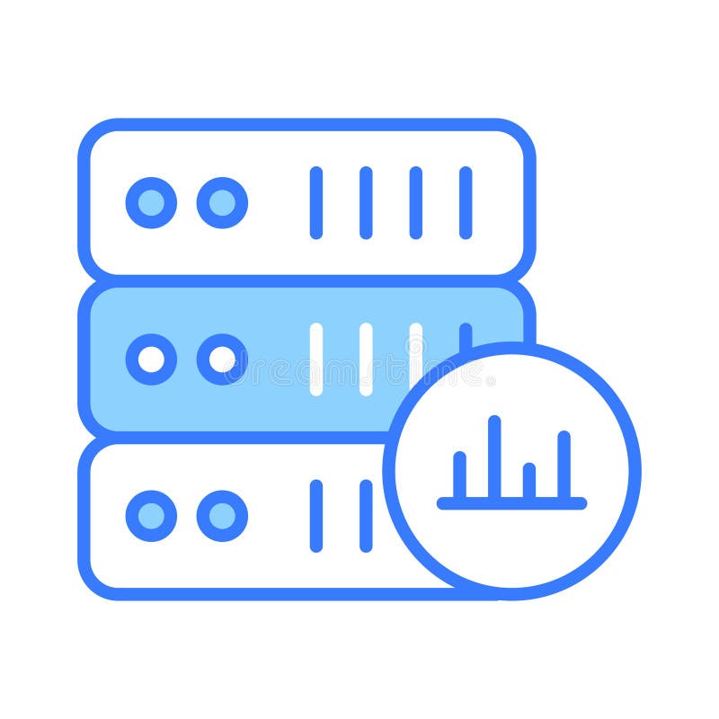 Bar Chart with Data Server Showing Concept Vector of Server Analysis ... Bar Chart with Data Server Showing Concept Vector of Server Analysis ...