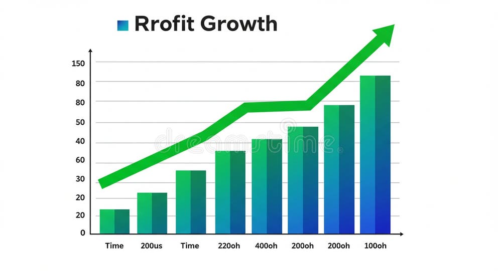 Bar Chart Displaying Data with a Sequence of Values Increasing Over ...