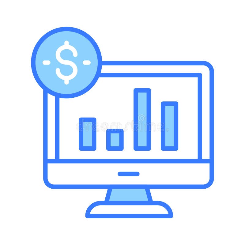 Bar Chart and Dollar Coin Representing the Analysis and Interpretation ...