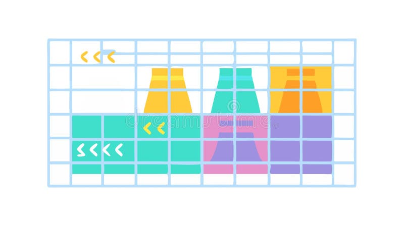 Bar Chart with Downward Arrows, Negative Trend and Economic Decline ...