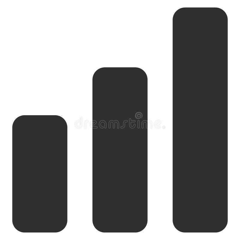 Bar Chart Flat Icon Image stock vector. Illustration of flat - 227873821