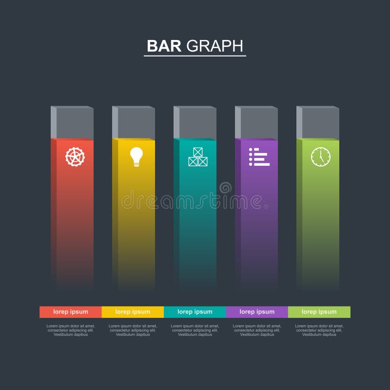 Bar Chart Graph Diagram Financial Analytic Statistical Business ...
