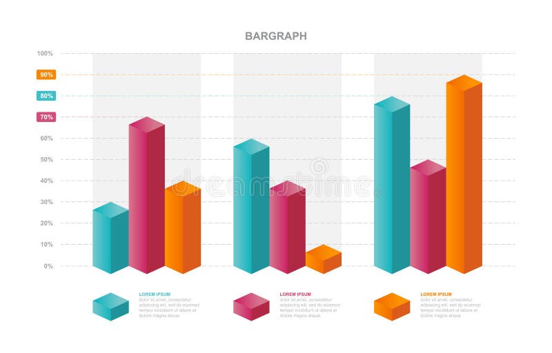 Bar Chart Graph Diagram Statistical Business Infographic Element ...