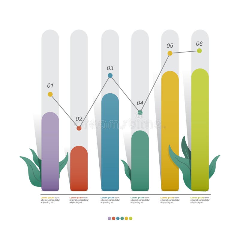 Bar Chart Graph Diagram Statistical Business Infographic Illustration ...