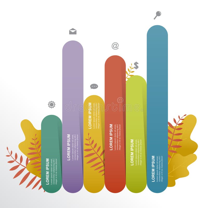 Bar Chart Graph Diagram Statistical Business Infographic Illustration ...