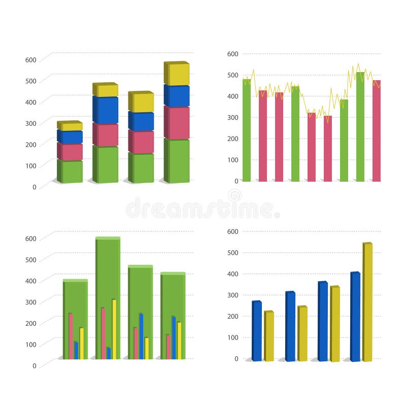 Bar Chart Graph Design Vector Illustration Stock Vector - Illustration ...