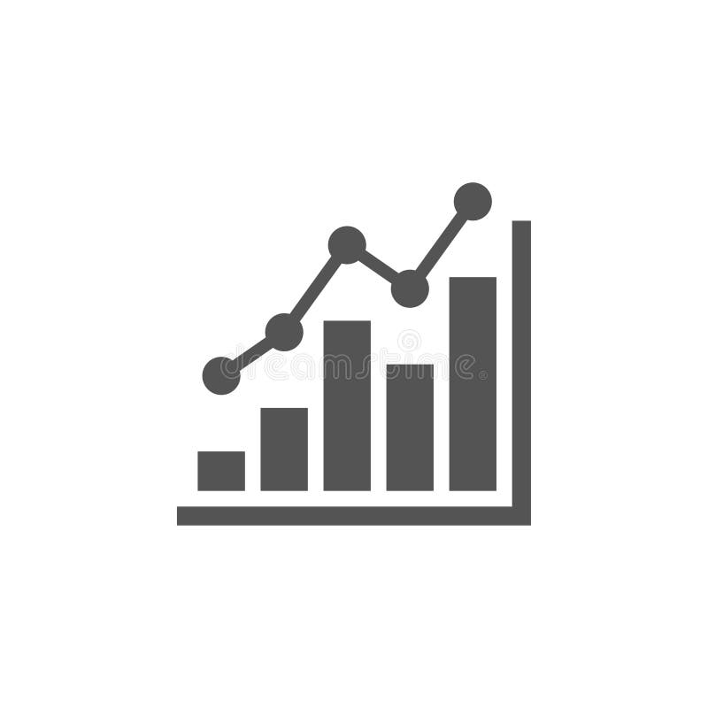 Bar Chart Graphic Icon Design Template Stock Vector - Illustration of ...