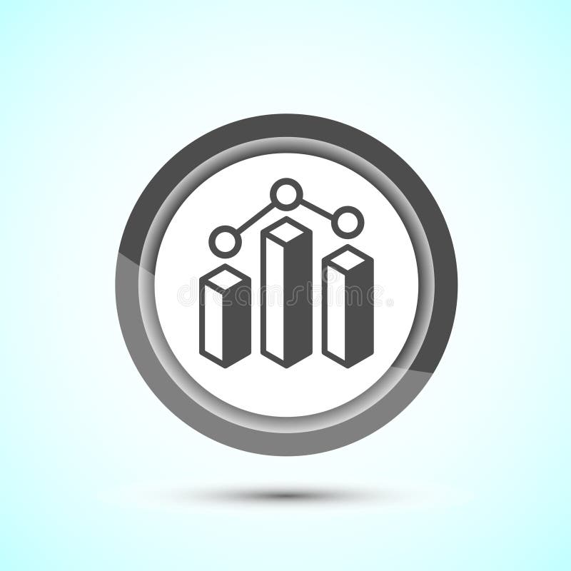 3d Illustration of Red Bar Graph and Businessman Stock Illustration ...