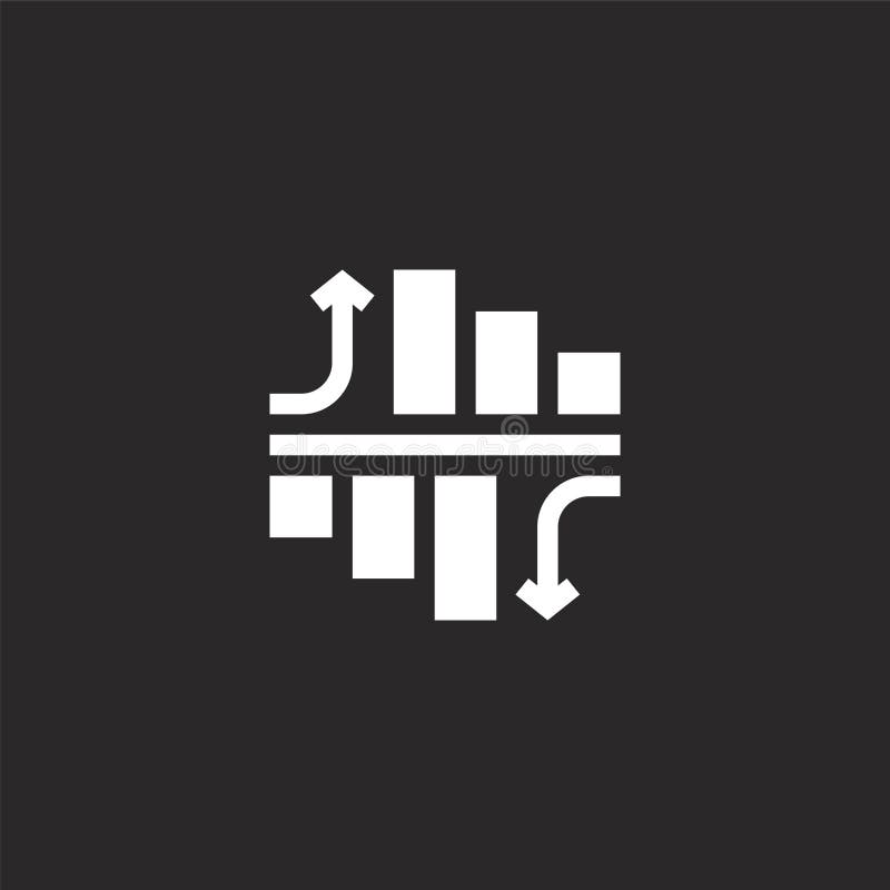 Bar Chart Icon. Filled Bar Chart Icon for Website Design and Mobile ...