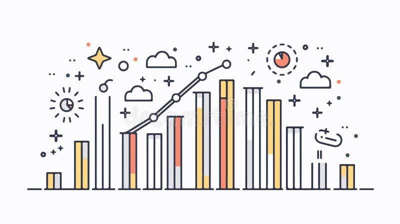 Professional Bar Chart Icon for Assessment with Transparent Background ...