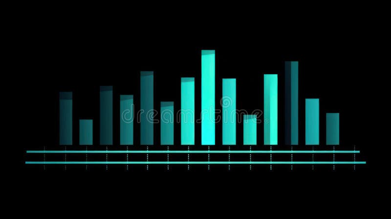 A Bar Chart Icon Representing the Graphical Representation of Data for ...